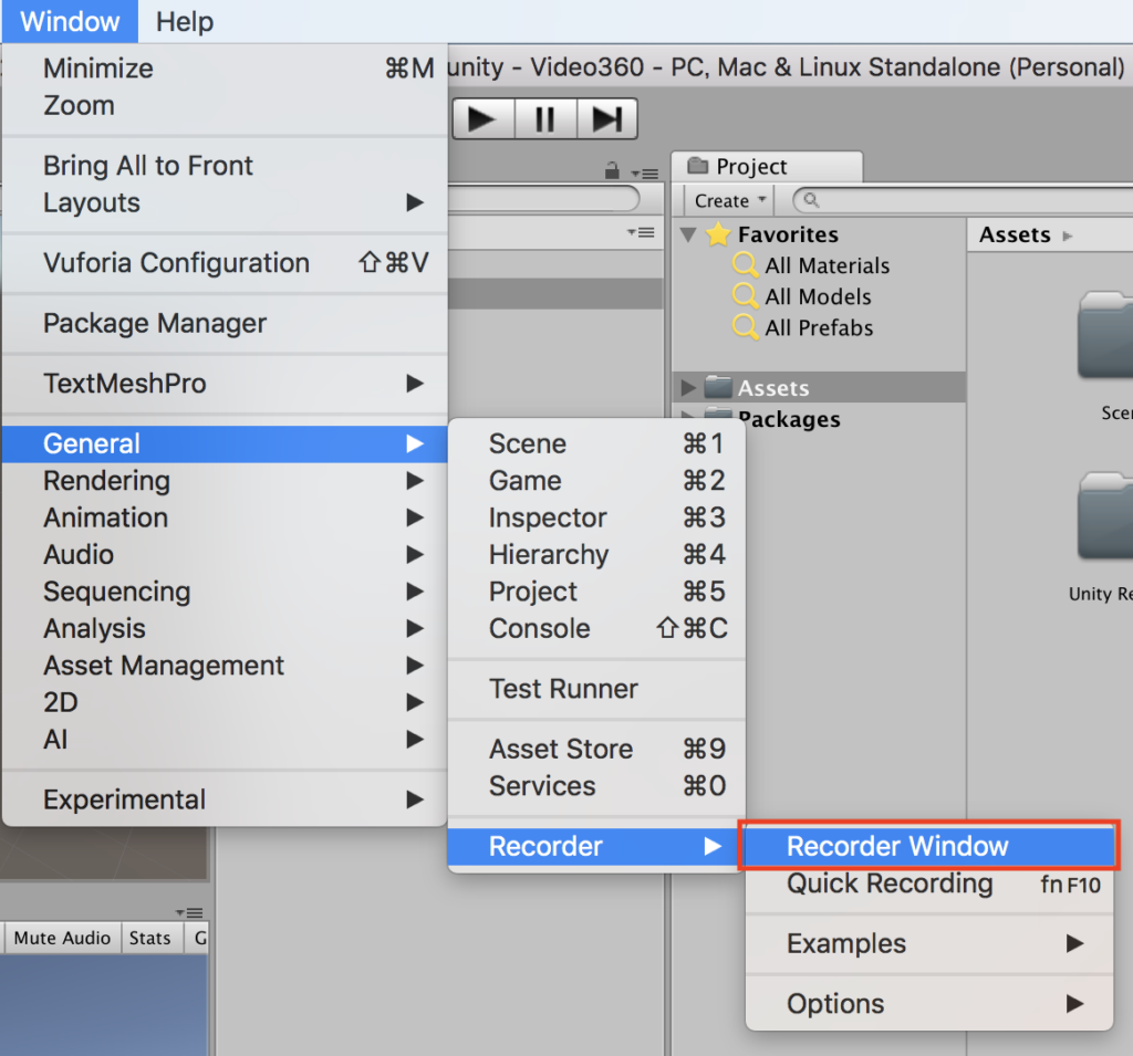 【Unity】Recorderを使用して360度動画を作成する手順 – XR-Hub