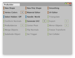 【Unity】ProBuilderを使って3Dモデリングをはじめよう！ – XR-Hub