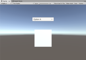 【Unity uGUI】ドロップダウン（Dropdown）を使用してオプションを選択する方法 – XR-Hub