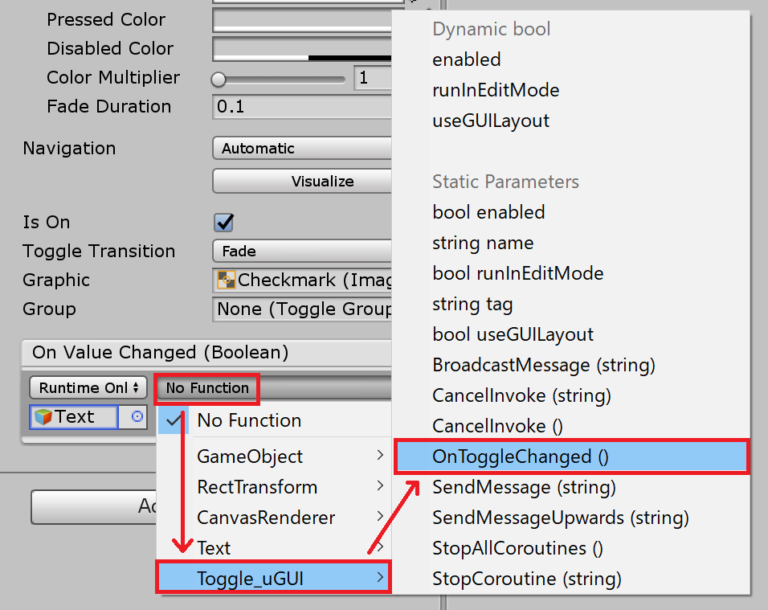 【Unity uGUI】Toggleを用いたスイッチON/OFF切り替え方法 – XR-Hub