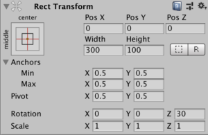 【Unity uGUI】RectTransformの基本的な使い方を理解する – XR-Hub