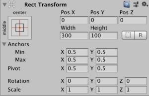 【Unity uGUI】RectTransformの基本的な使い方を理解する – XR-Hub
