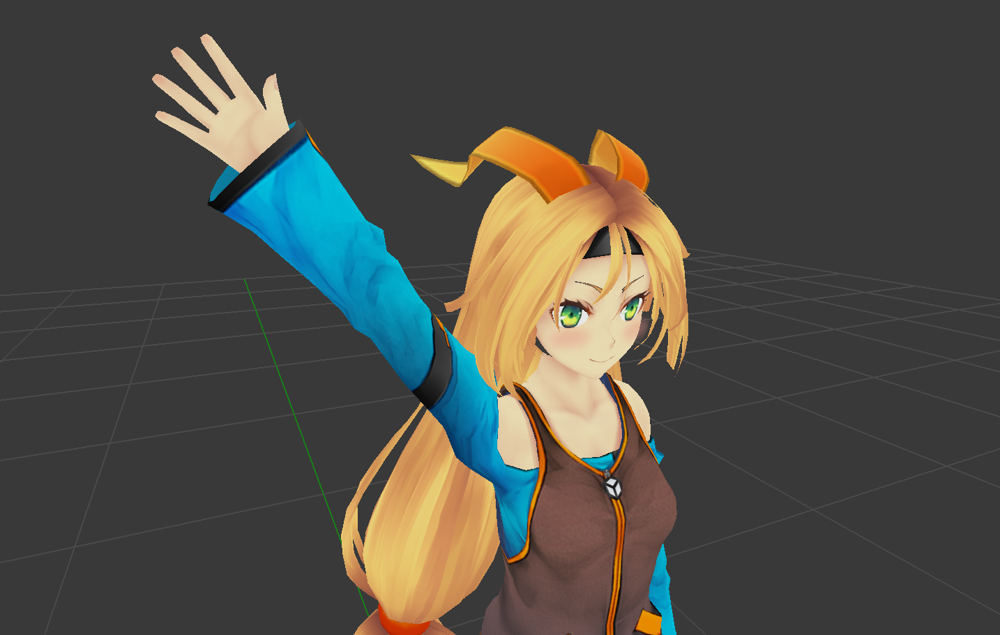 BlenderにインポートしたUnityちゃんに色をつけてエクスポートする – XR-Hub