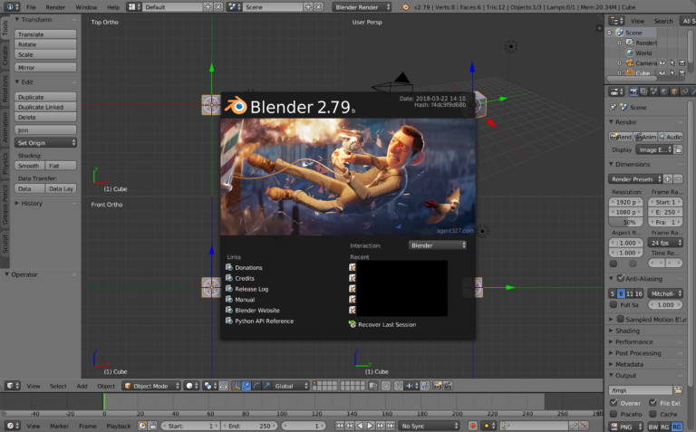 Blender 2.80・2.79のダウンロードからUI設定（日本語化等）までの手順 – XR-Hub