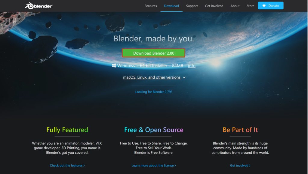 Blender 2.80・2.79のダウンロードからUI設定（日本語化等）までの手順 – XR-Hub
